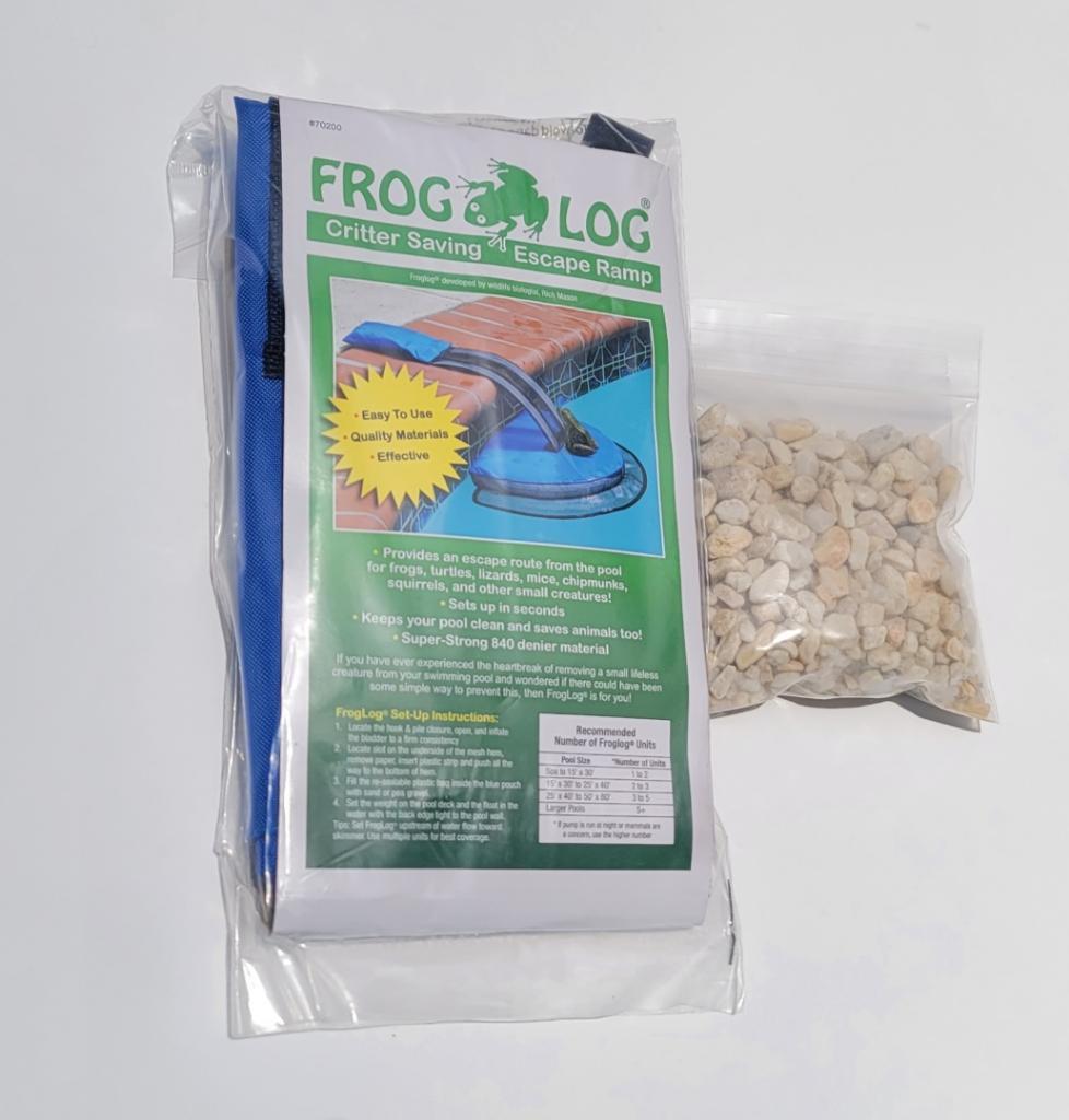 FrogLog: Keeps Frog & Other Animals Out Of Your Swimming Pool